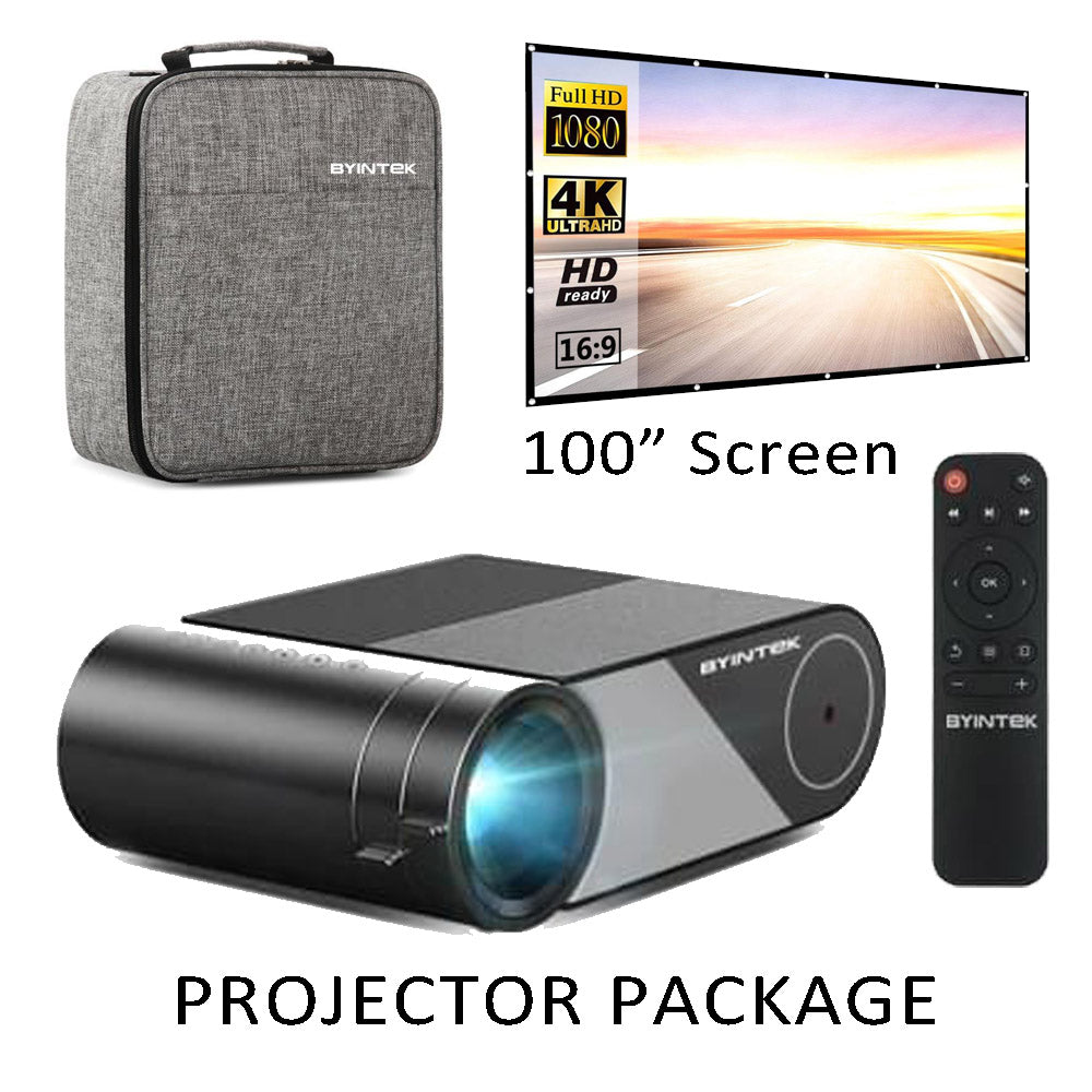 Home Cinema Entertainment Projector Package | All in One | Man-Kave